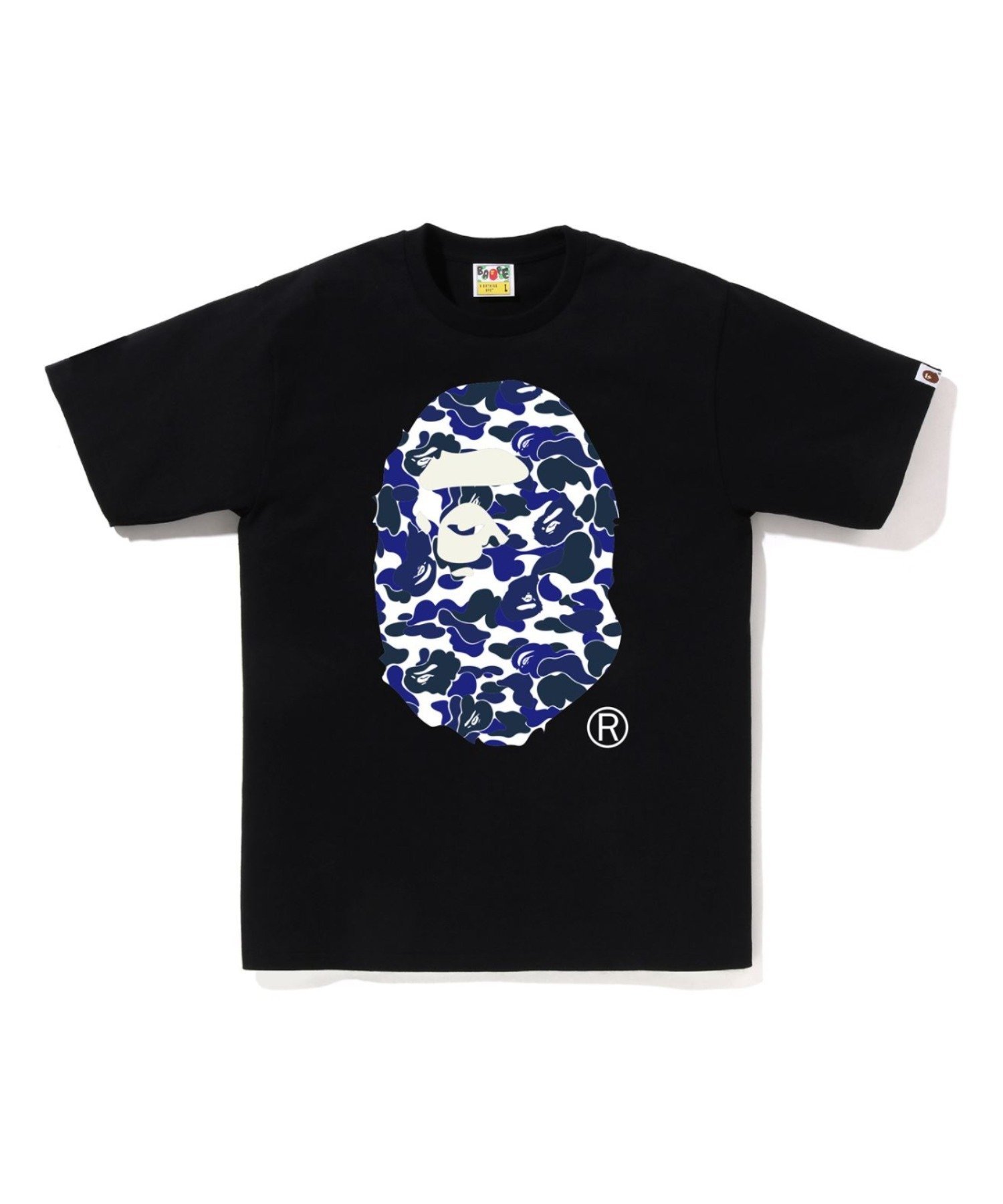 A BATHING APE（ア ベイシング エイプ）BAPE.COM BIG APE HEAD TEE BAPECフロントにBAPE.COM CAMO柄のBIG APE HEADをラバープリントしたBAPE.COM限定アイテム。コットン天竺...