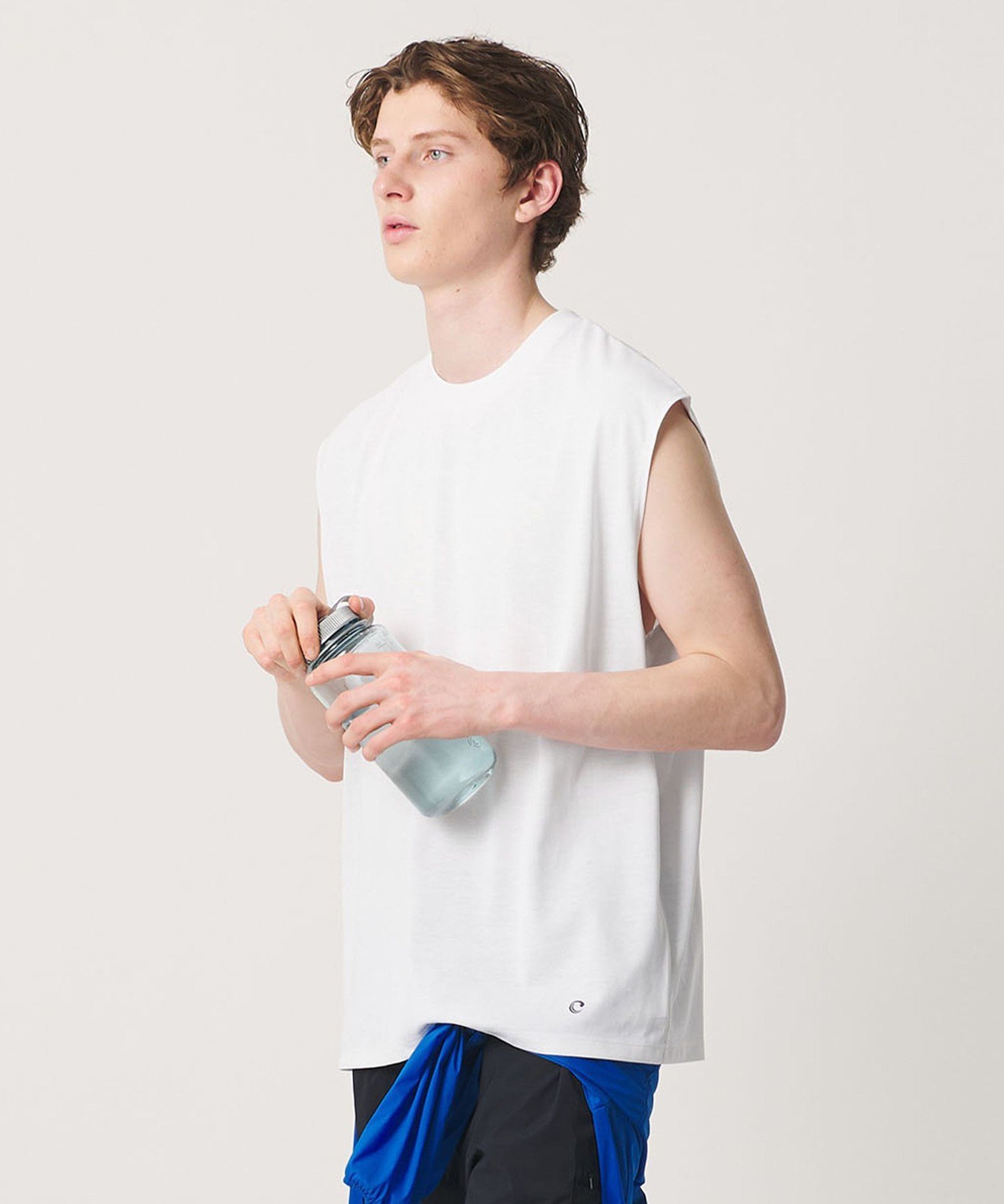 BEAUTY&YOUTH UNITED ARROWS（ビューティー＆ユース　ユナイテッドアローズ）＜CGS.＞リサイクル ポリエステル LUCK ノースリーブ Tシャツ 吸水速乾 UV軽減“「LUCK」“楽（らく）に着られて着心地がよく、幸...
