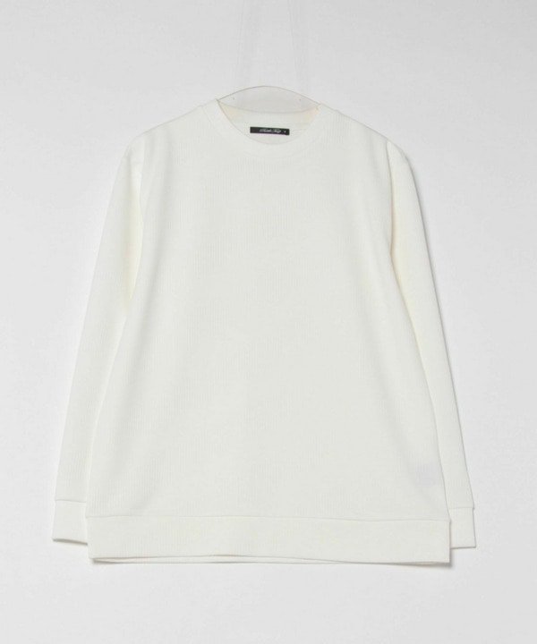 MEN'S BIGI（メンズ ビギ）クレイジージャガードロングスリーブTシャツ斜めにラインのジャガードが入ったやや厚手に生地を使用したロングスリーブTシャツ。一枚でもインナーでも様になる一枚。【RattleTrap/ラトルトラップ】時代と共...
