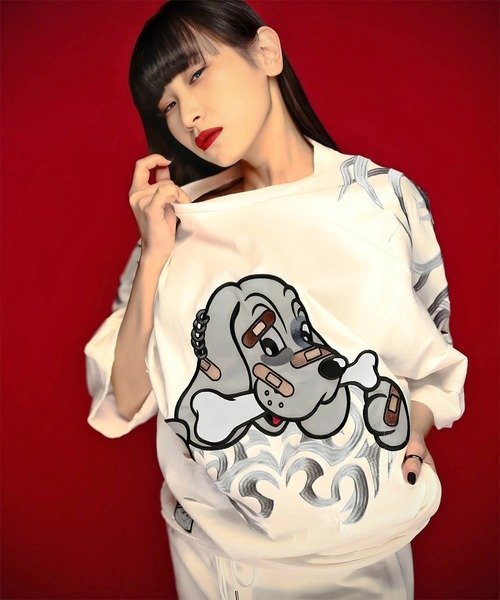JACKROSE（ジャックローズ）【GALFY×GALLIS ADDICTION】ぼろぼろとらいばりゅ半袖Tee(MENS)【GALFY × GALLIS ADDICTION COLLABORATION ITEM】 【GALFY×GALLI...
