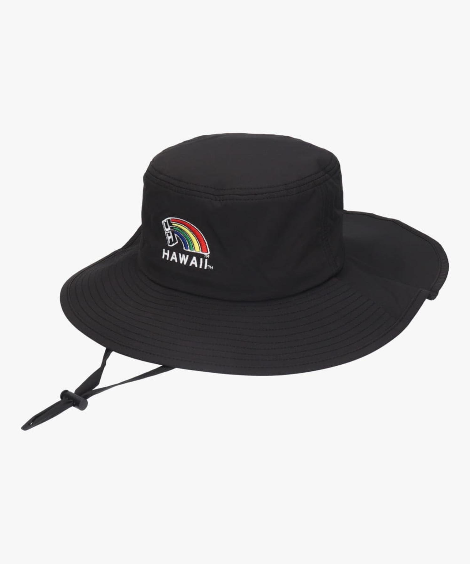 OVERRIDE（オーバーライド）UNIVERSITY OF HAWAII POLY SHADE HAT / カレッジハワイ大学/日差しを遮る多機能ハット。1907年設立の[ハワイ大学/UniversityofHawaii]のポップなヴィン...