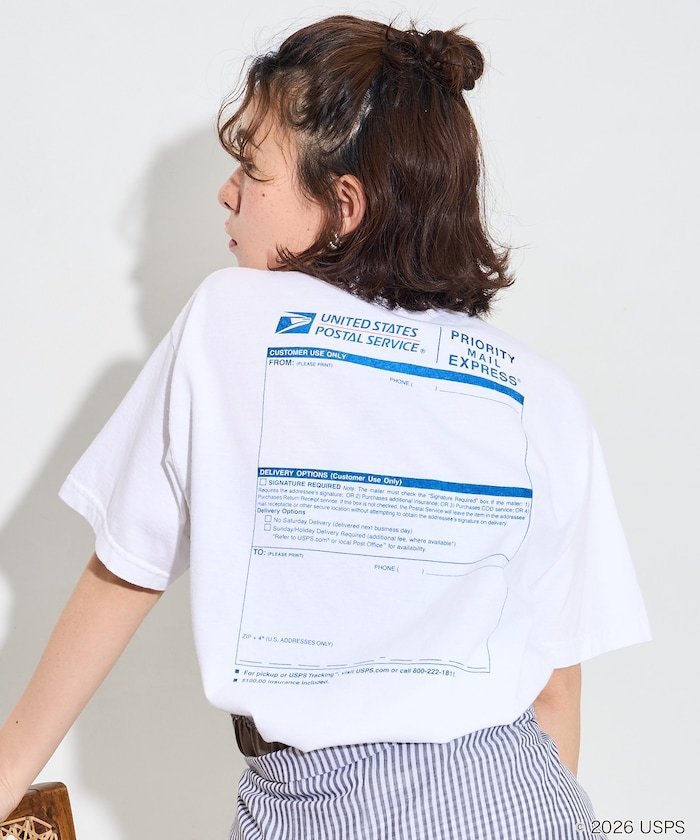 FREAK’S STORE（フリークスストア）USPS T-SHIRT2026 Spring &amp; Summer itemアメリカの郵便サービス「USPS」のロゴやモチーフを使用したデザインT●USPS（アメリカ合衆国郵便公社）のLE...