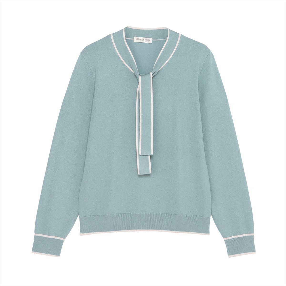 TOKYO SHIRTS（トーキョーシャツ）ニット ボウタイ プルオーバー レディース BL05K100DE10X00-70　毎日着たい、らくちんニット　　　　TAKE KNIT EASY・マシンウォッシャブル・タンブル乾燥可・静電防止・紫...