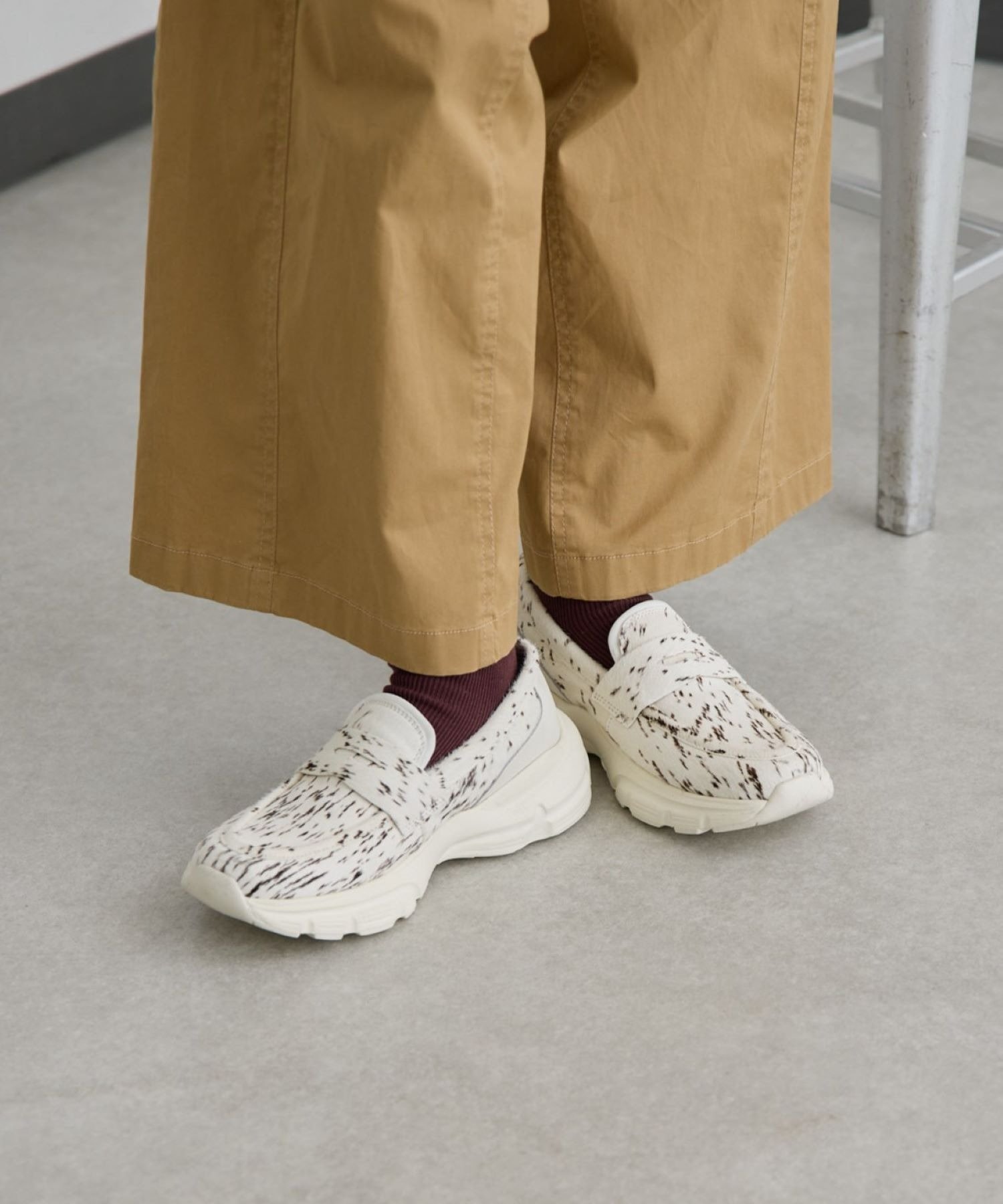 ear PAPILLONNER（イア パピヨネ）ボリュームローファー【SUM1 STYLE】軽量で疲れにくい＆スタイルアップも叶う！本革製ボリュームソールローファー※実際にお届けする品の箱には"アイボリー(IV)"という...