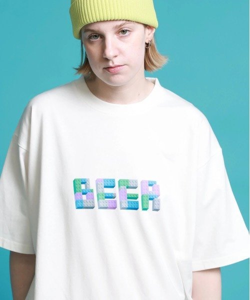 JACKROSE（ジャックローズ）YOIDORE/酔いどれ ブロック ビール SS TEE(MENS)YOIDOREのシリーズでもひときわ人気の高いBEERシリーズに新たな表現で切り込んだアイテムが登場！ ブロックトイでYOIDOREを作り...