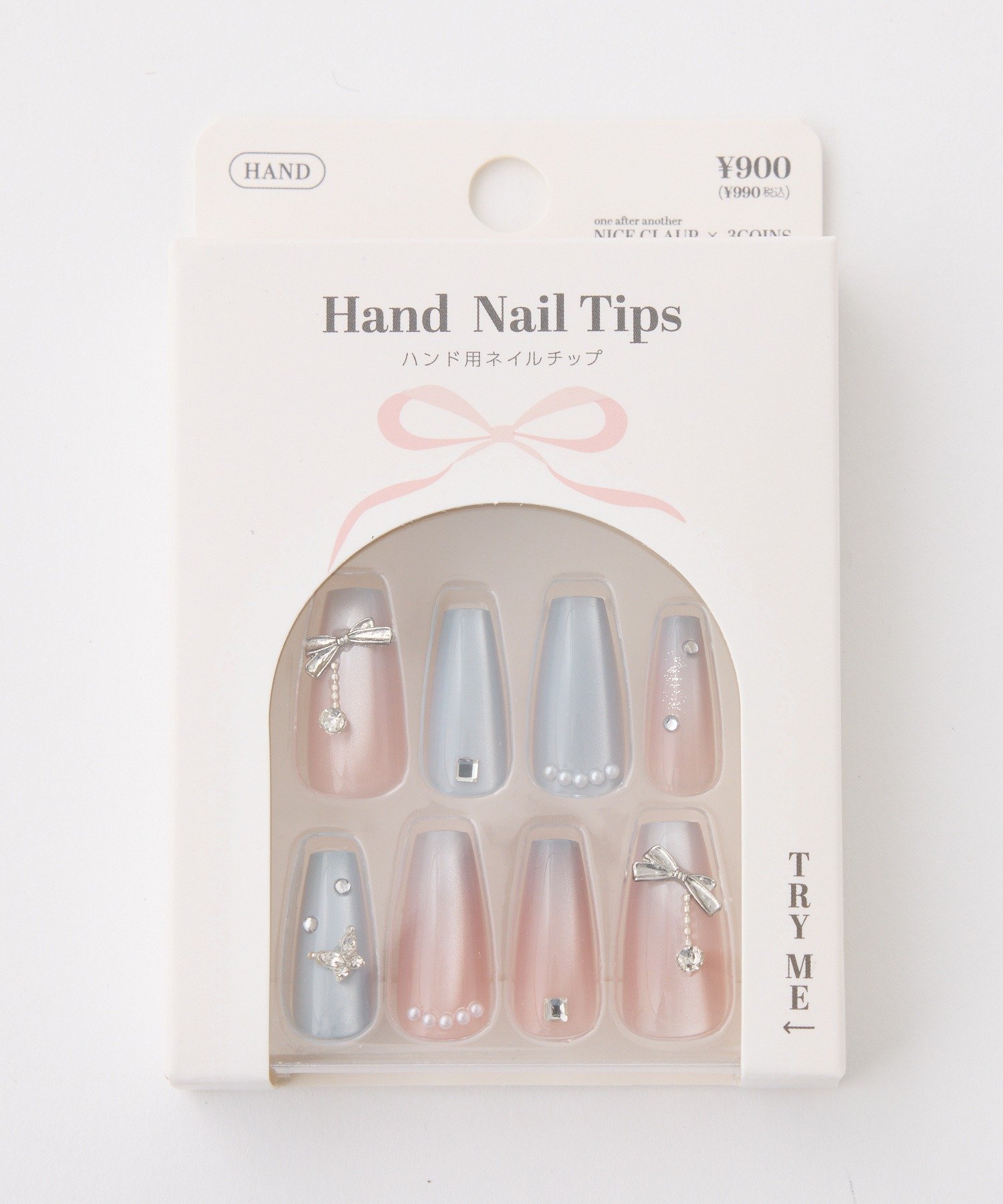 one after another NICE CLAUP（ワンアフターアナザー ナイスクラップ）【3COINSコラボ】ネイルチップハンド(BUTTERFLY/RIBBON)&nbsp;初の3COINSとone after another N...