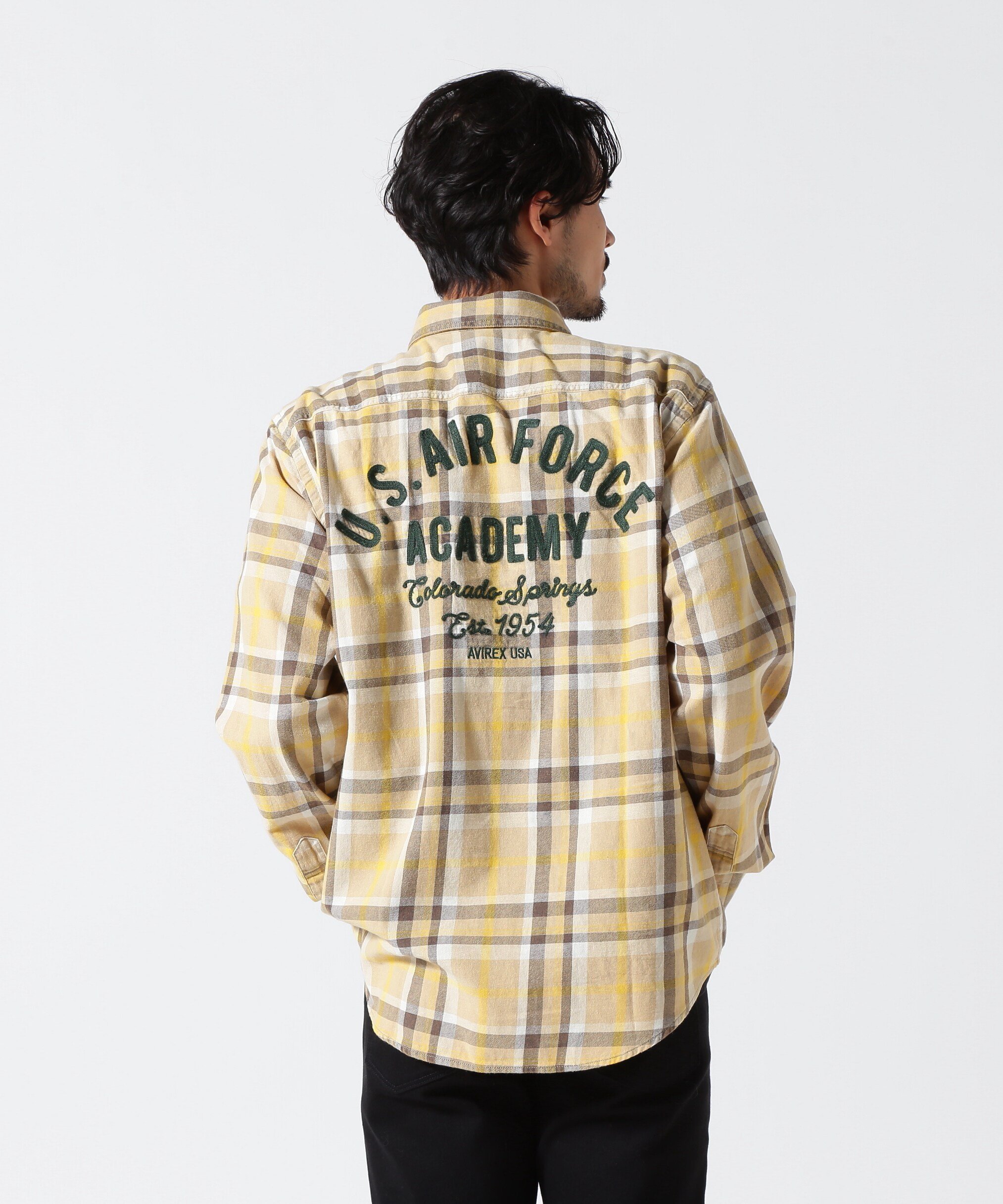 AVIREX（アヴィレックス）FADE CHECK SHIRT "USAFA" / フェイド チェックシャツ / AVIREX / アヴィレックス【AVIREX公式ショップ】商品名：FADE CHECK SHIRT "USAFA"商品詳細・...