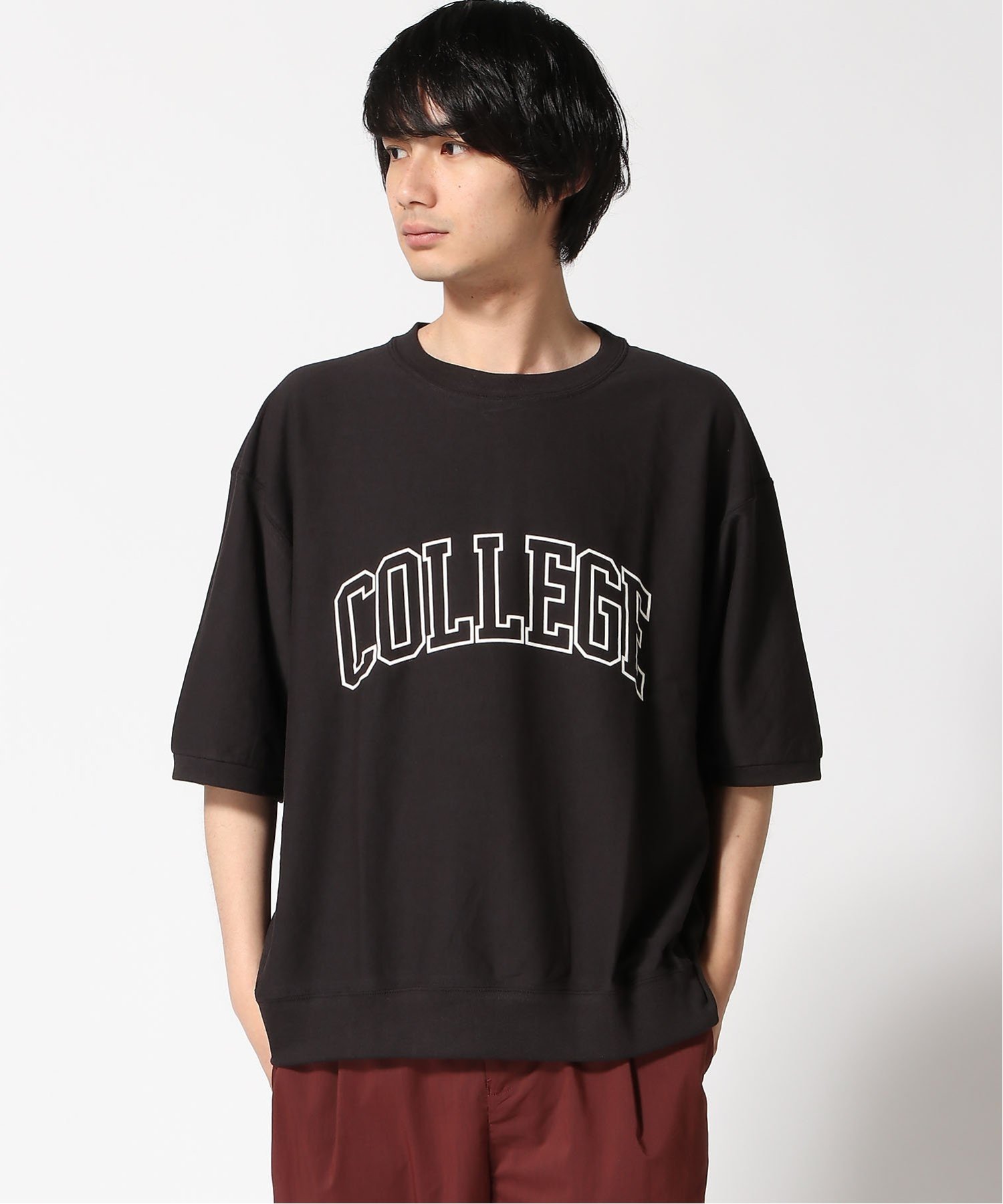 STEPS（ステップス）Sanca/(M)US COTTON REV.W COLLEGE TEE古着好きも注目するsancaのカレッジロゴTEE【素材】●USコットン100％の天竺生地を使用●程よいハリ感があり、ドライなタッチが特徴の生地で...