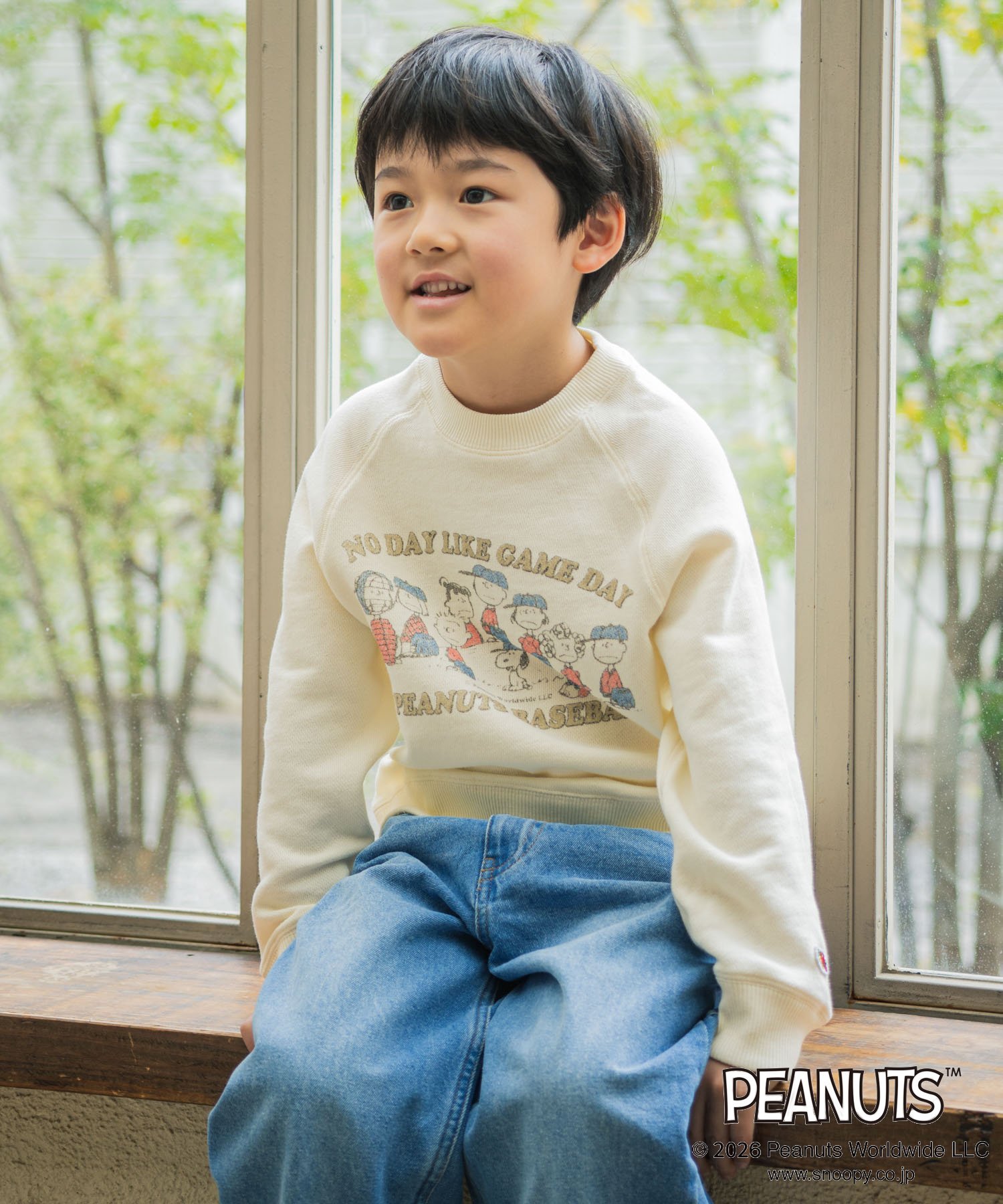 URBAN RESEARCH DOORS（アーバンリサーチドアーズ）『別注』FRUIT OF THE LOOM×DOORS 甘編み裏毛スウェット(KIDS) 店舗にてお問い合わせの際は、下記の品番をお申し付け下さい。 品番：DR26130-...