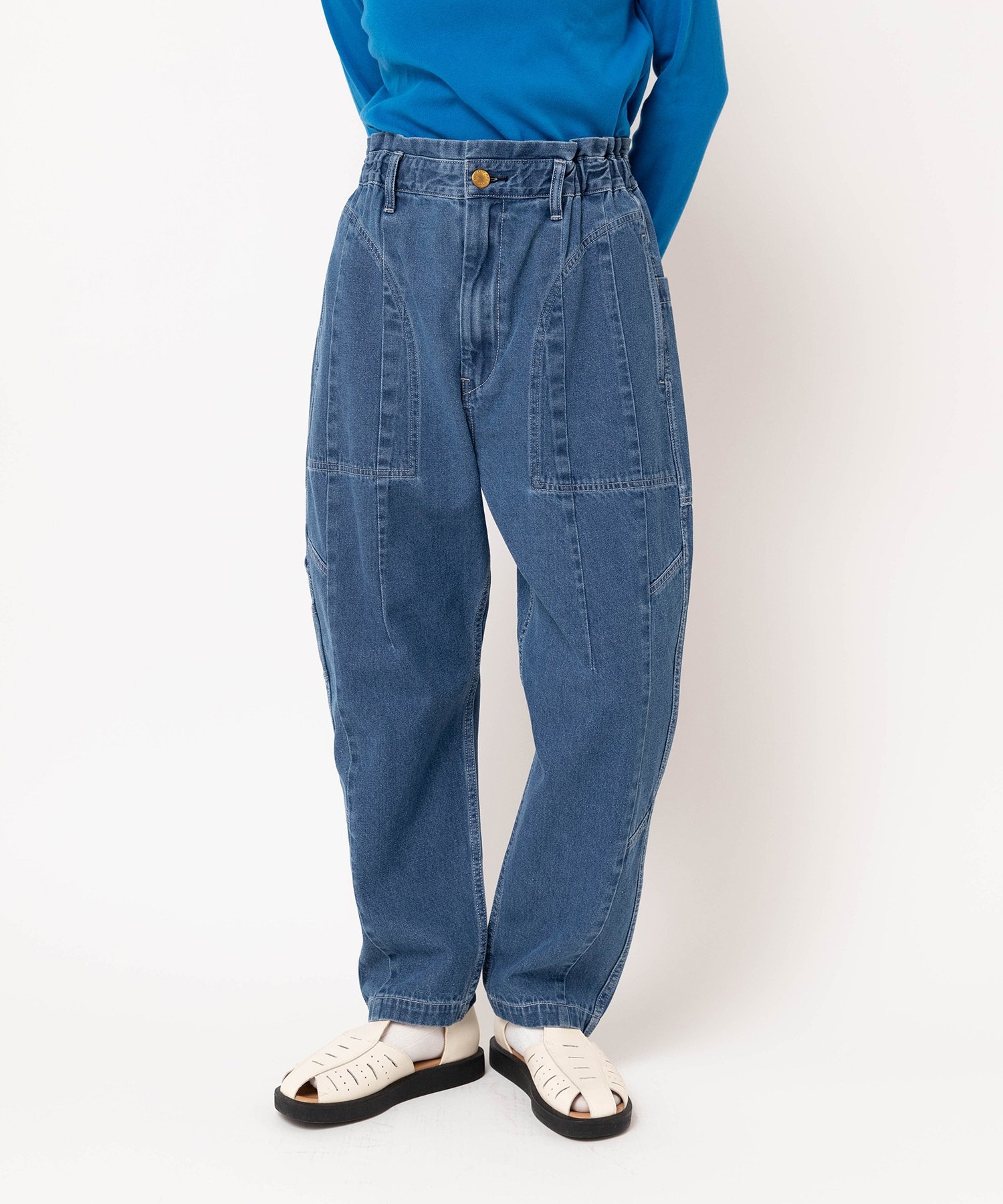 RNA-N（アールエヌエーエヌ）R4416 ワークテイストのPJ'sパンツPjs(パジャマ)のラフなイメージにワークテイストをミックスしたイメージのパンツシルエットは、URCHRNAスタンダードアイテム、”ルーズテーパードのPJ’sパンツ”...