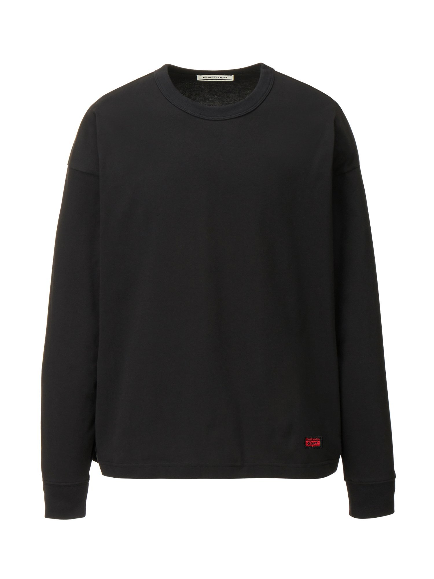 Onitsuka Tiger（オニツカタイガー）【公式ショップ】LS TEE"左裾の小ぶりなロゴパッチが控えめに映える、シンプルなデザインのトップ。■左裾のロゴパッチがさりげないアクセントになり、ミニマルな印象を整える左裾にブランドロゴのパ...
