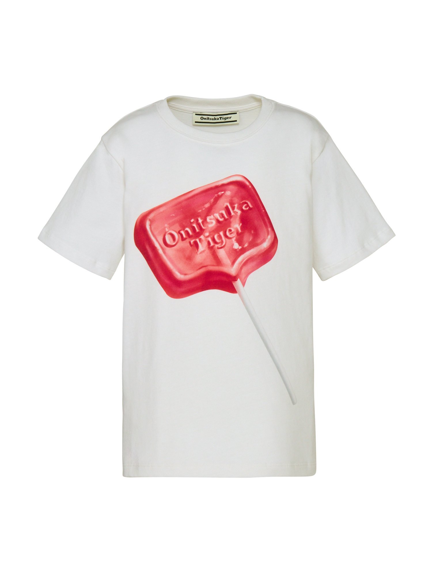 Onitsuka Tiger（オニツカタイガー）【公式ショップ】KIDS GRAPHIC TEE"レトロでポップなロリポップのグラフィックが特徴のTシャツ。■ポップな色使いが映えるグラフィックフロントに、ブランドネームが描かれたカラフルなロ...