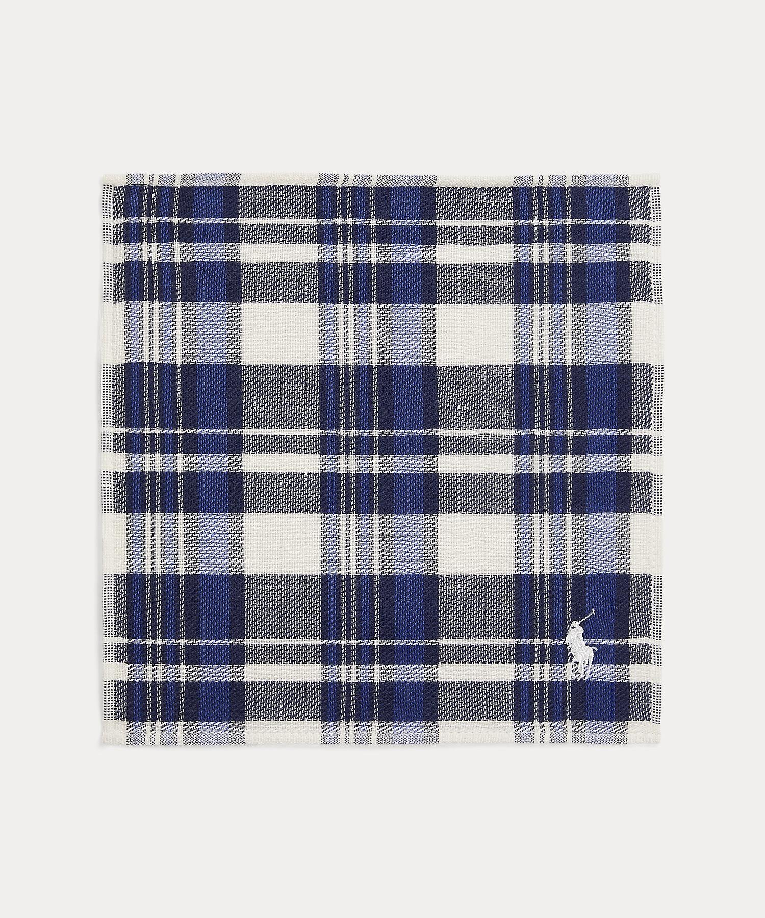 RALPH LAUREN（ラルフローレン）(ボーイズ 2才~4才)チェック コットン テリー ハンカチーフ片面のクラシックなチェックモチーフと、もう片面の上質なコットンテリーが特徴的なハンカチーフ・一隅にシグネチャーのポニー刺繍※注意：柄の...