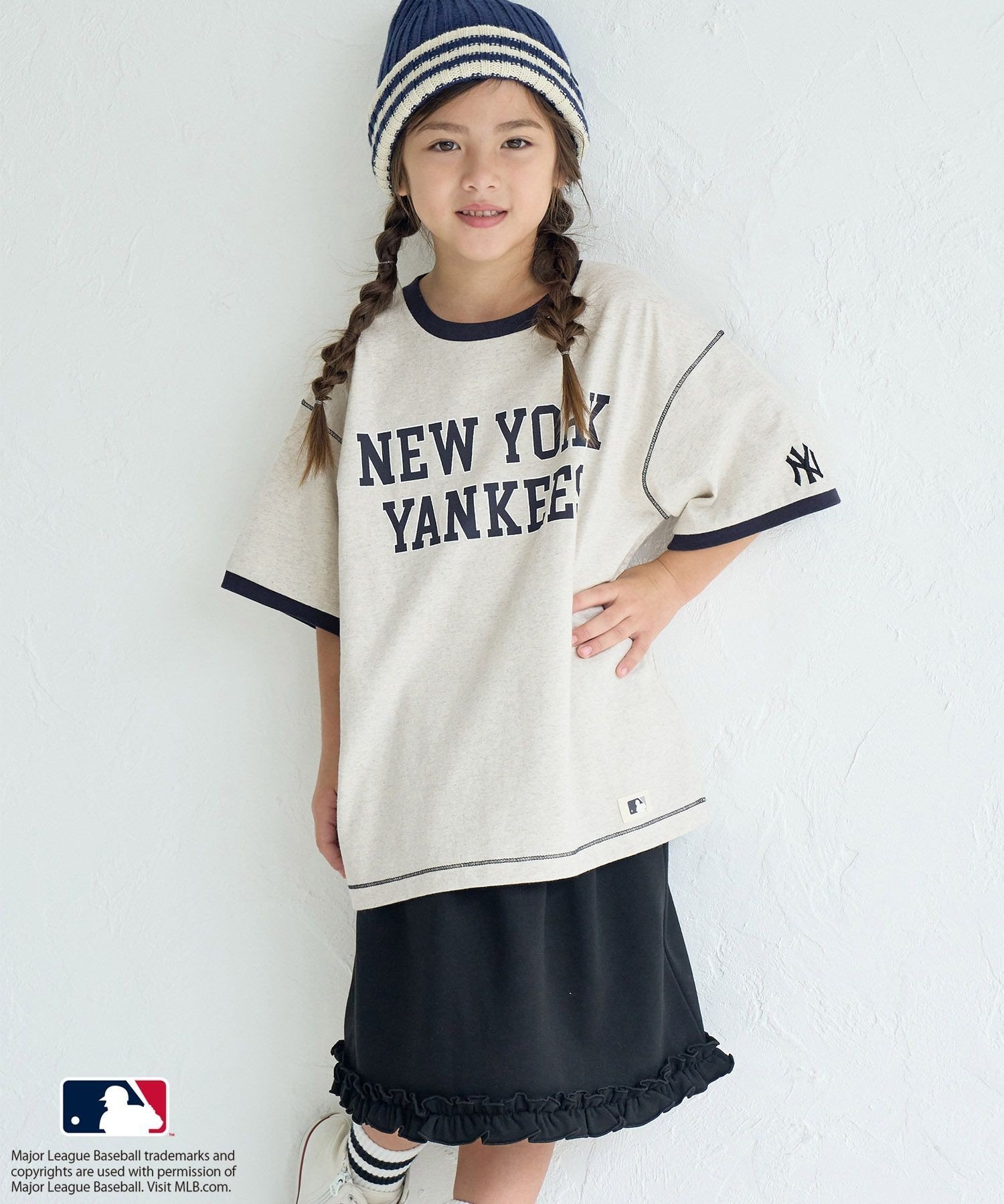 ROPE' PICNIC（ロペピクニック）【KIDS】【MLB COLLECTION BY JUN】リンガーTシャツ/リンクコーデ北米のプロ野球リーグであるメジャーリーグベースボール(MLB)とのスペシャルコレクション。全国のストアおよびJ...