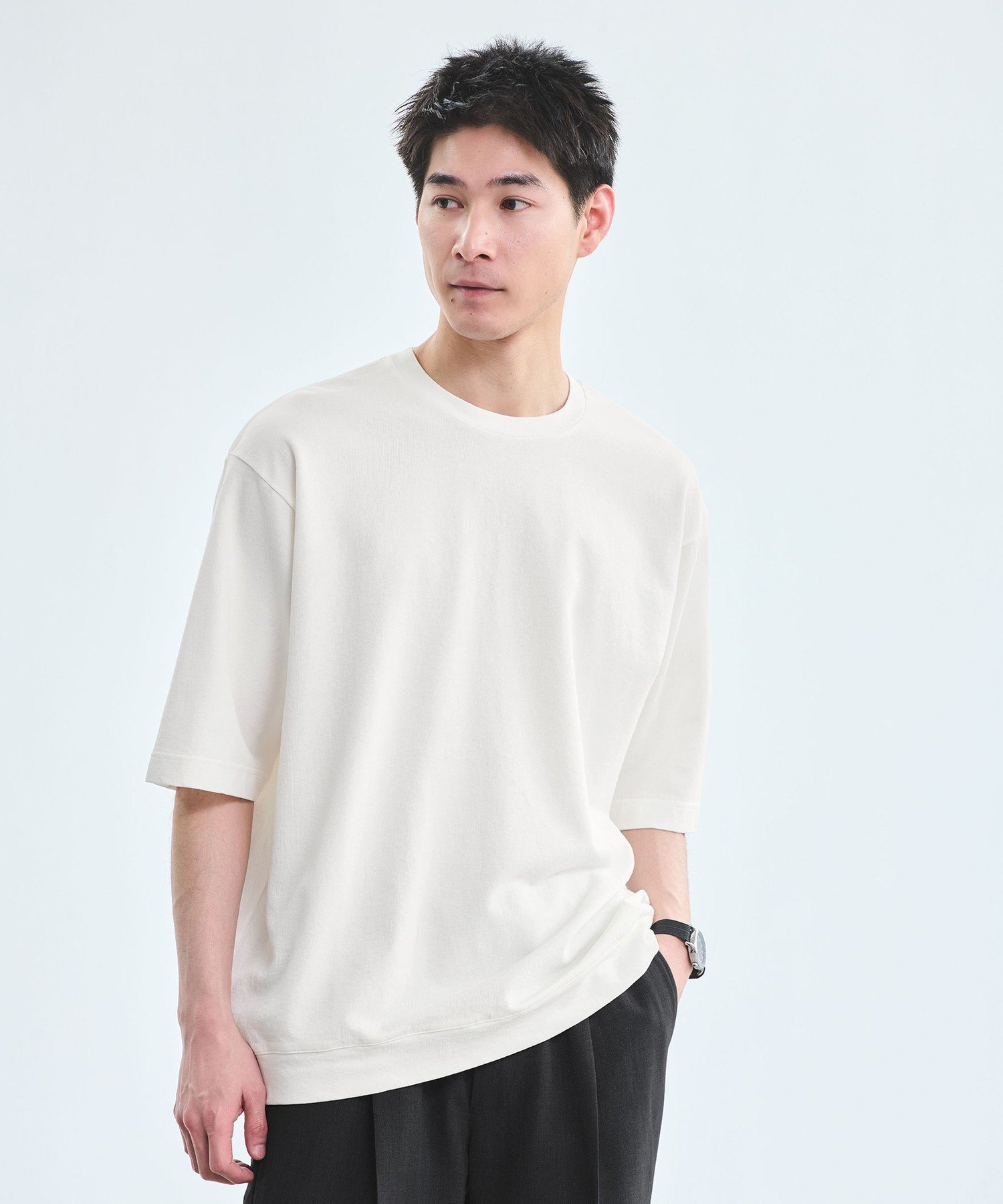 UNITED ARROWS LTD. OUTLET（ユナイテッドアローズ アウトレット）DEPEND インレイ クルーネック Tシャツ一枚でもさまになるクルーネックTシャツ■デザインゆったりとしたリラックスシルエットのカットソーです。裾デザ...