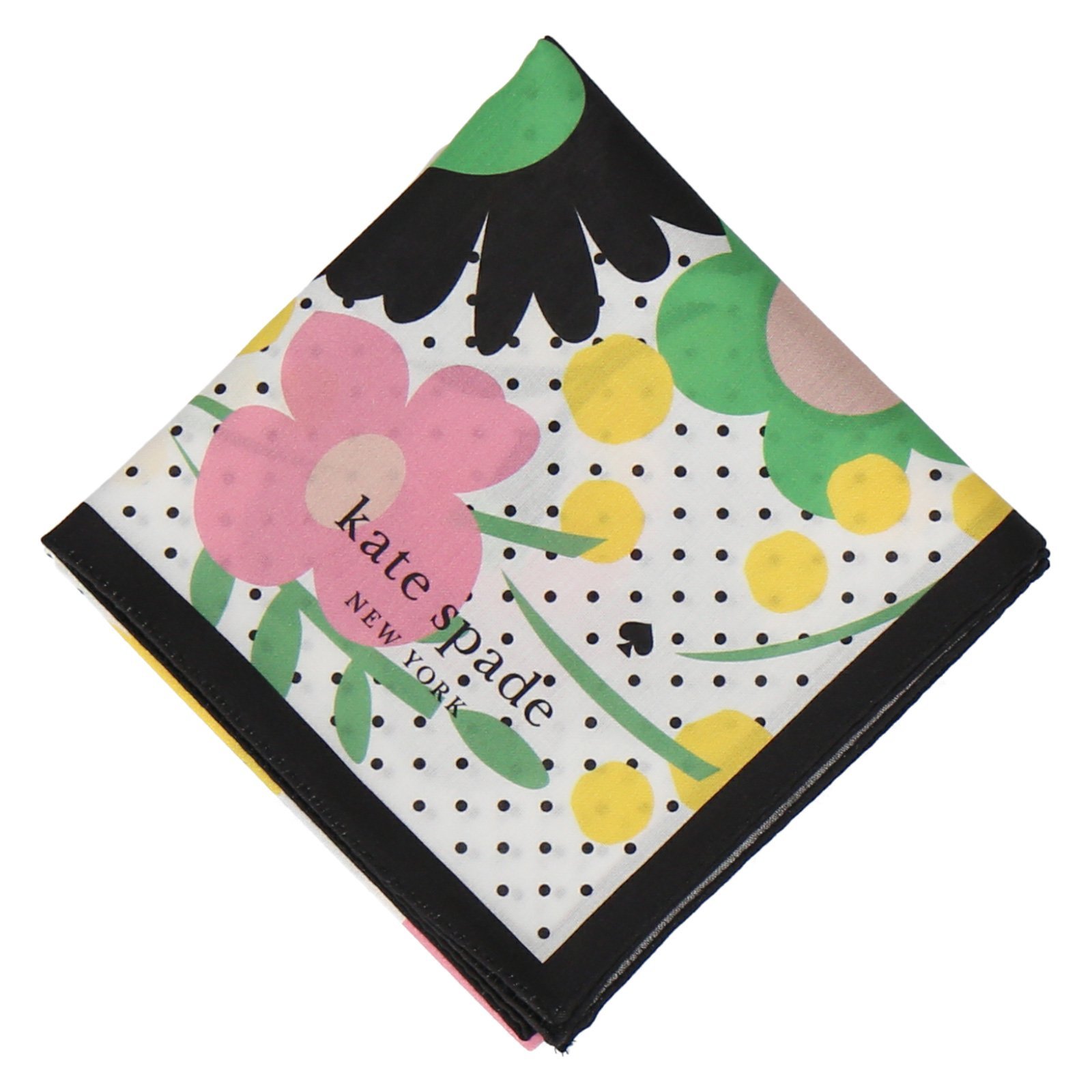 INTERMODE KAWABE（インターモードカワベ）kate spade NEW YORK(ケイト・スペード ニューヨーク) プリントハンカチ国際女性デーに向け、ミモザなどの花を大胆に散りばめた大判プリントハンカチ。ご自分用にはもちろん...