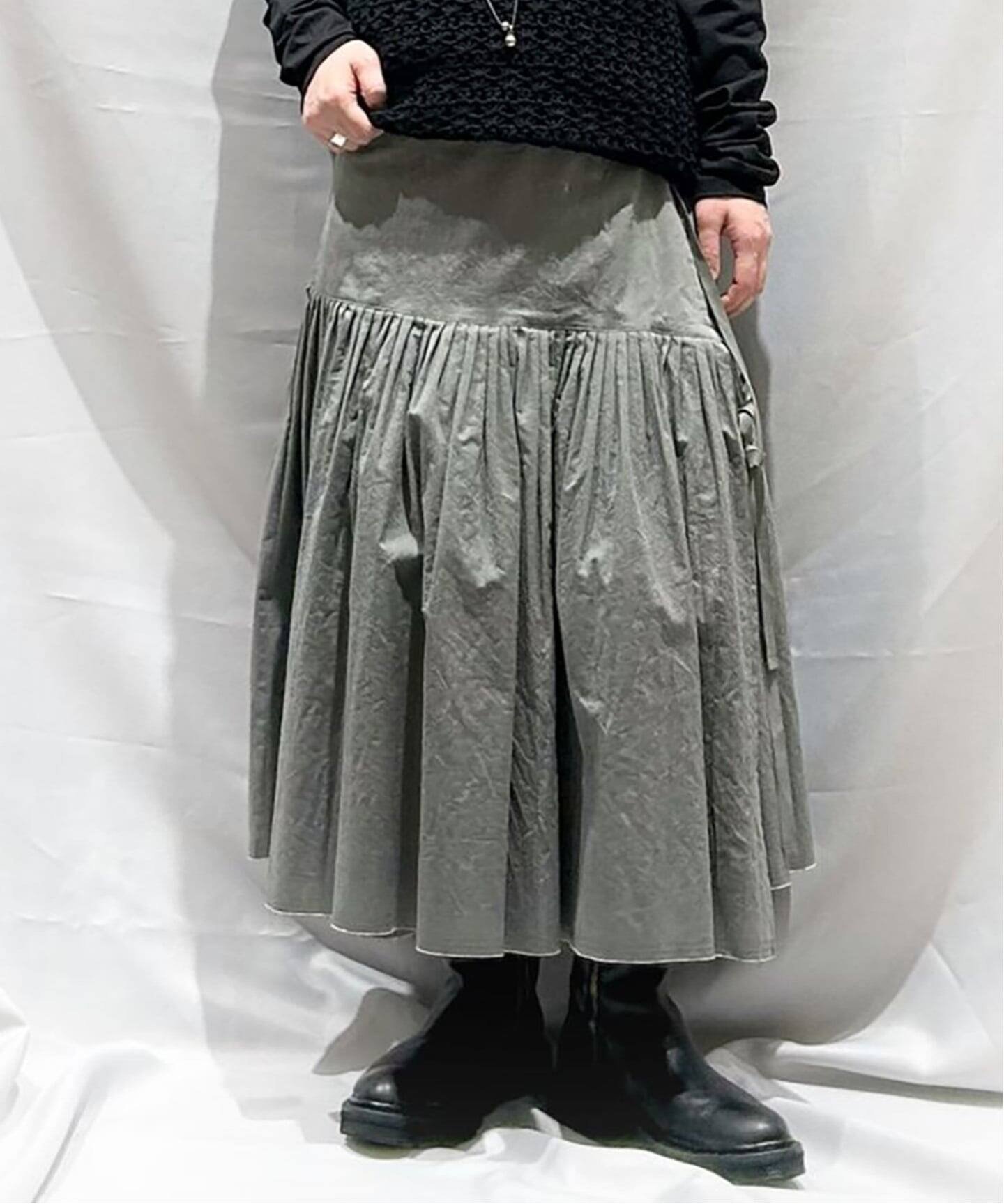 journal standard luxe（ジャーナルスタンダード ラックス）Lyra's SK【2026SS】journalstandardluxe◆Lyra'sSkirtエンザイム＆タンブラー加工を施し、ナチュラルな風合いにしたイタリア...