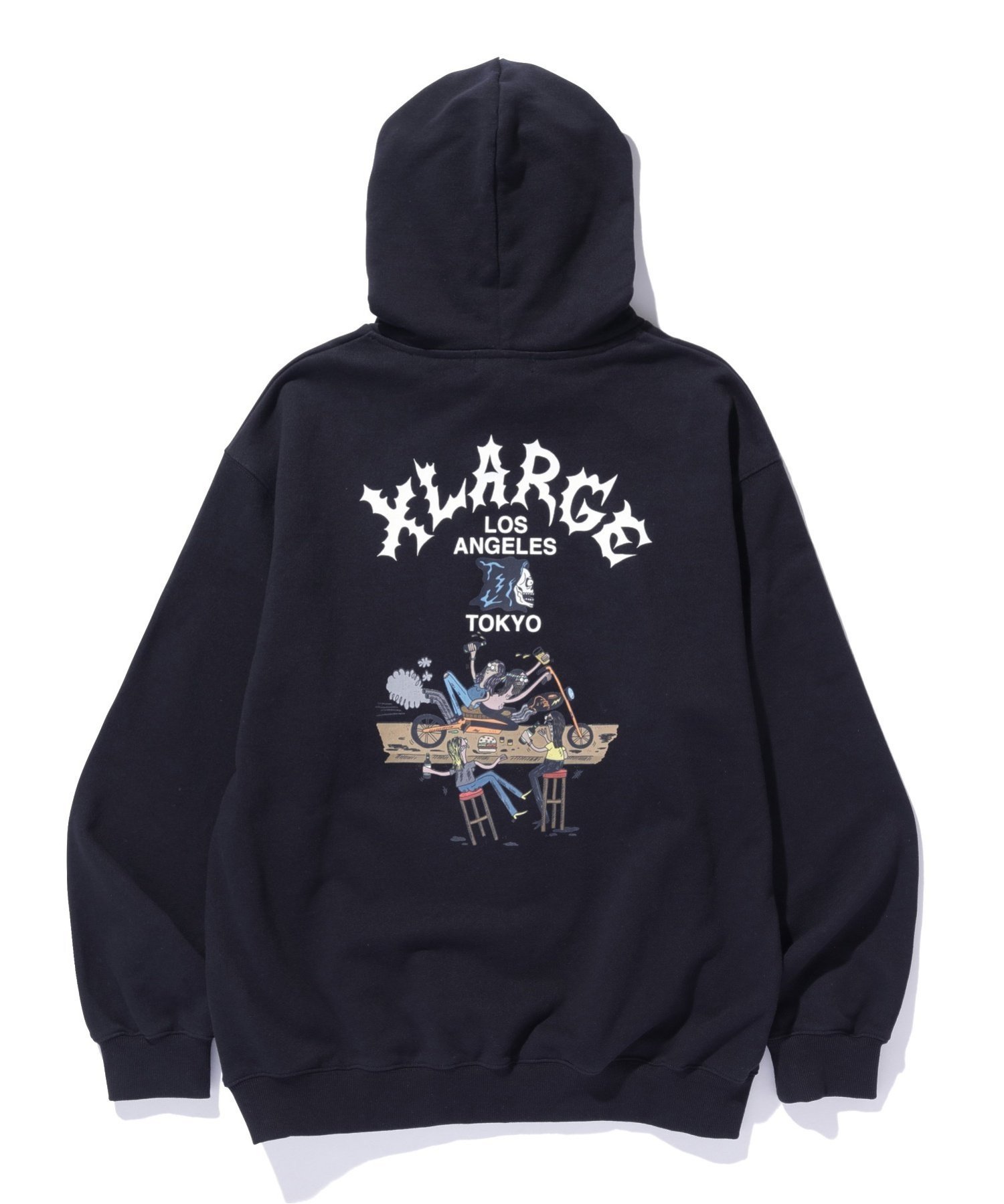 美品】【X-Large✖アルファ】【希少XLサイズ】【ブラック 美品】【X-Large✖アルファ】【希少XLサイズ】【ブラック