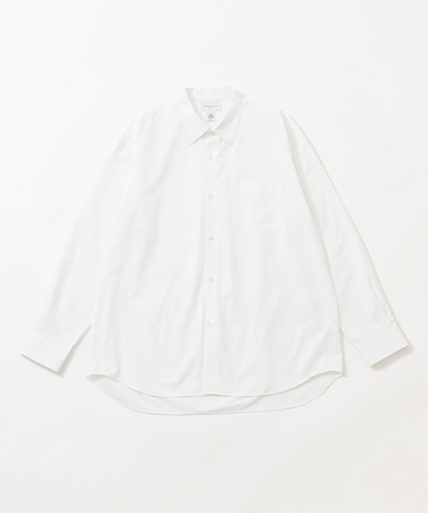 URBAN RESEARCH（アーバンリサーチ）new basic THOMAS MASON LONG-SLEEVE OVER SHIRTS【英国老舗の高級生地。最旬ワイドシルエットの定番シャツ】上質なドレス生地が持つ、ラグジュアリーな風合...