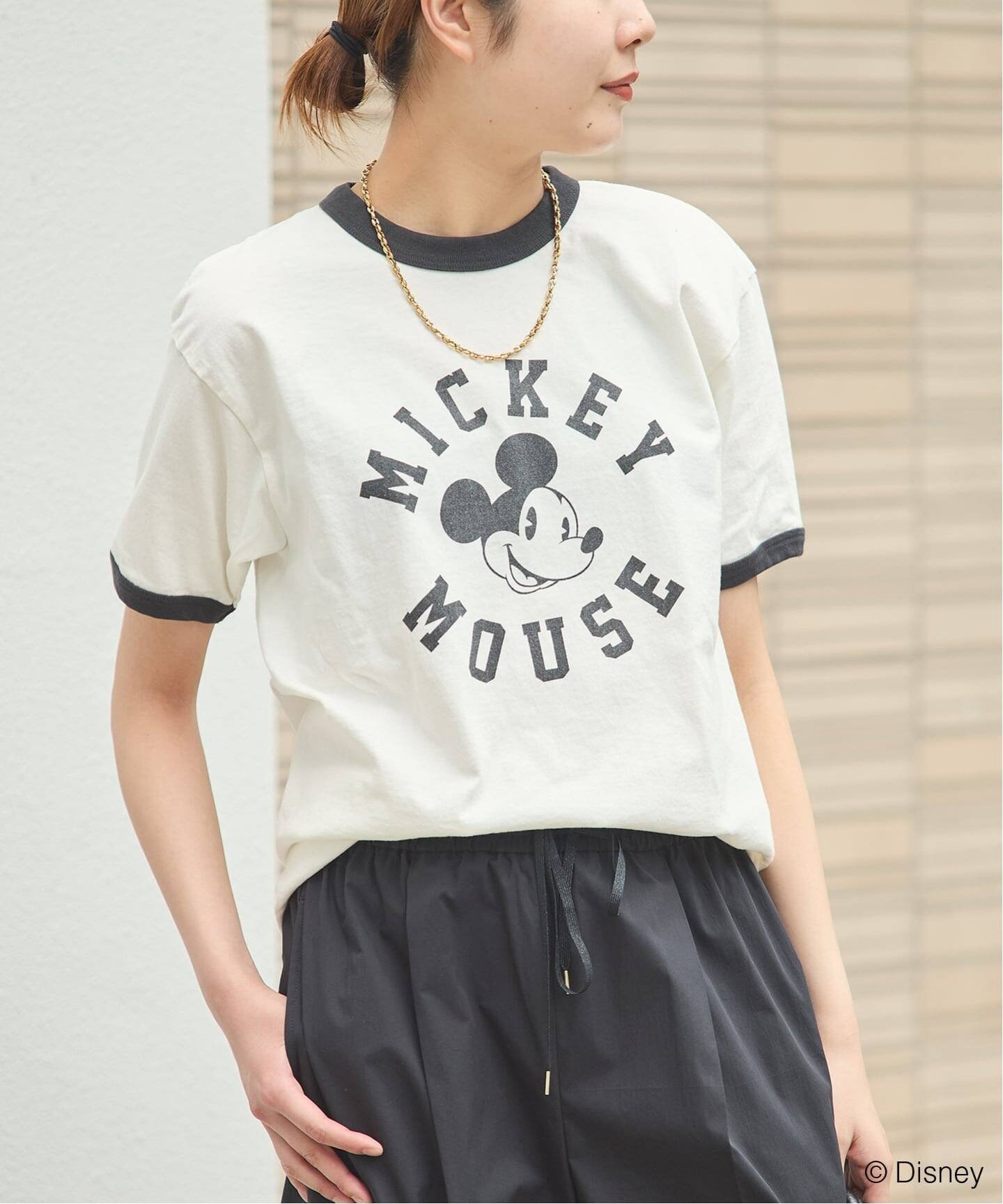 JOURNAL STANDARD L'ESSAGE（ジャーナルスタンダード レサージュ）《追加》【MICKEY】ピグメントTシャツ【2026SS】JOURNALSTANDARDL'ESSAGE◆好評につき「ミッキー」プリントのTシャツが再入...