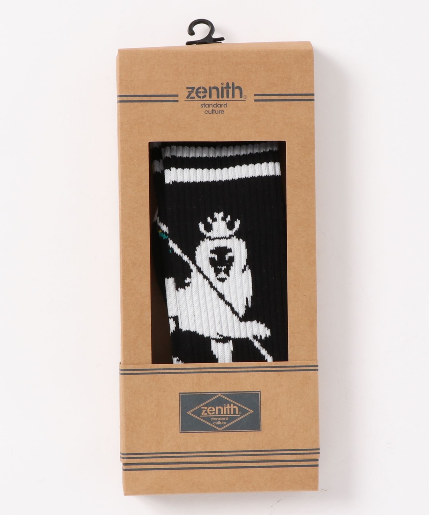 realize（レアリゼ）【ZENITH】ZION LION SOCKS細かく編んだジャガード織りにて柄を表現ヒールの繋ぎ目は【Yヒール】を採用する事により装着時の気になるかかとのズレや不快感を軽減。センターにクッションサポートも配置してい...