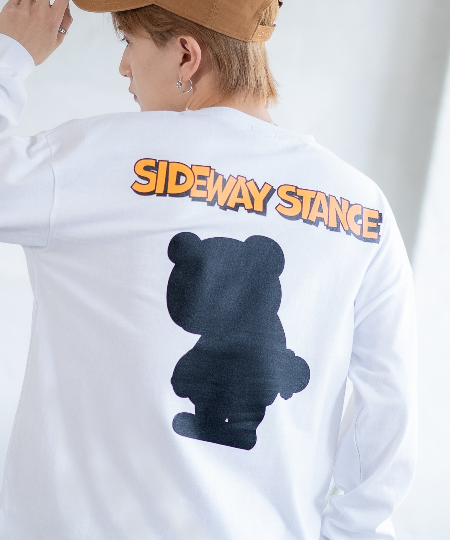 improves（インプローブス）SIDEWAY STANCE サイドウェイスタンス シルエットベア 長袖Tシャツストリートグラフィティタッチで描き下ろしたプリントが印象的なロンT。SIDEWAYSTANCEならではのキャッチーなオリジナル...