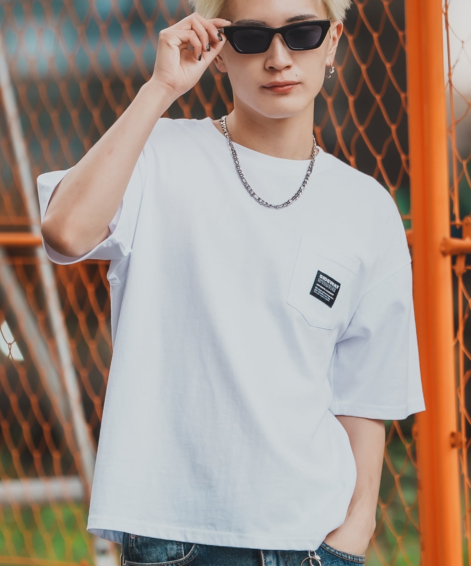 improves（インプローブス）SIDEWAY STANCE サイドウェイスタンス ピスネーム刺しゅう ポケット 半袖Tシンプルでありながら、一枚でしっかりと“映える”。SIDEWAYSTANCEよりさりげなくキマる、毎日使えるワンポイン...