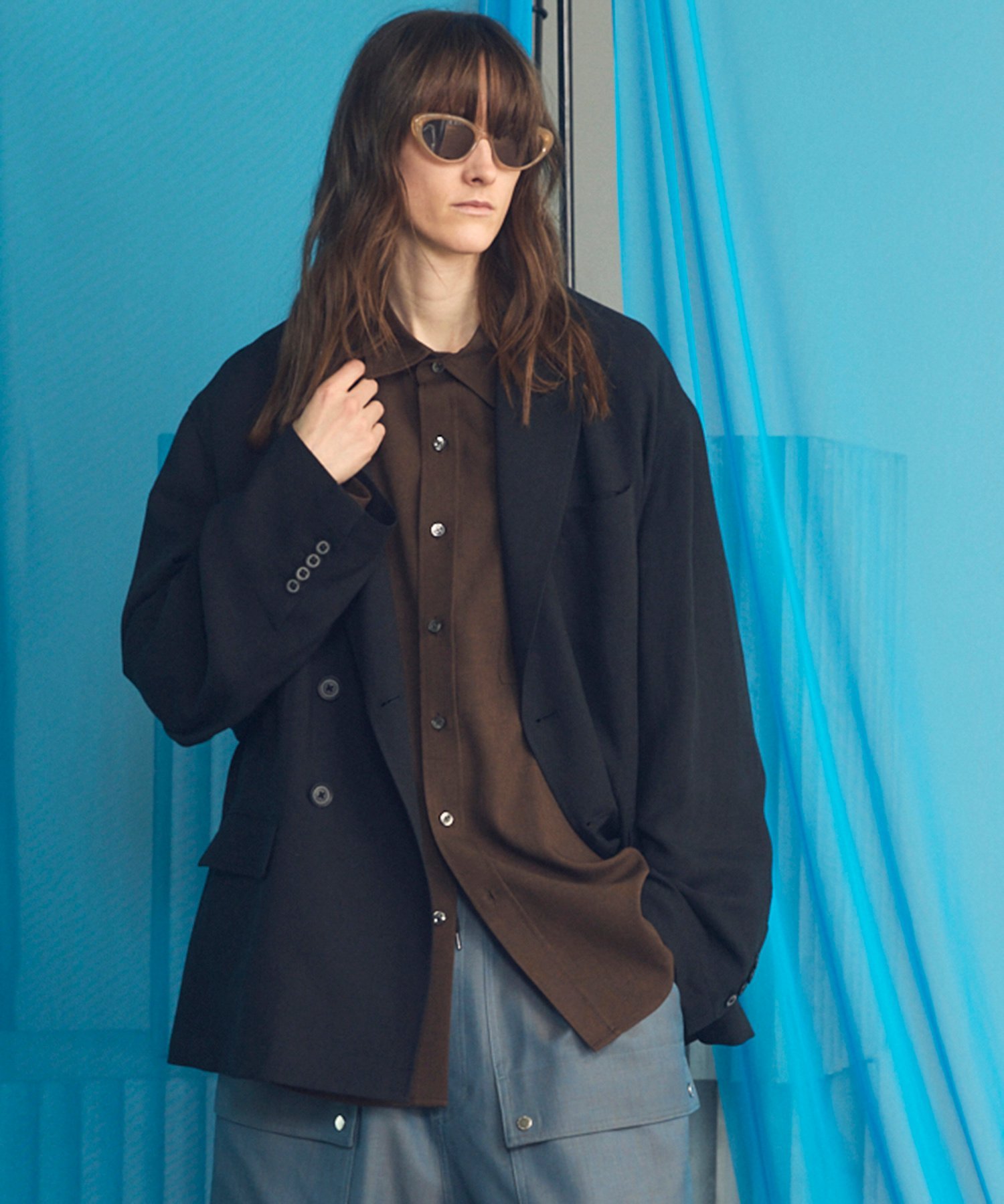 MAISON SPECIAL（メゾンスペシャル）Mix Linen Prime-Over-Over Semi-double Tailored Jacketーfeatureー■MATERIAL1本の糸を作るのに撚糸を3回行うオリジナルの紡績ス...