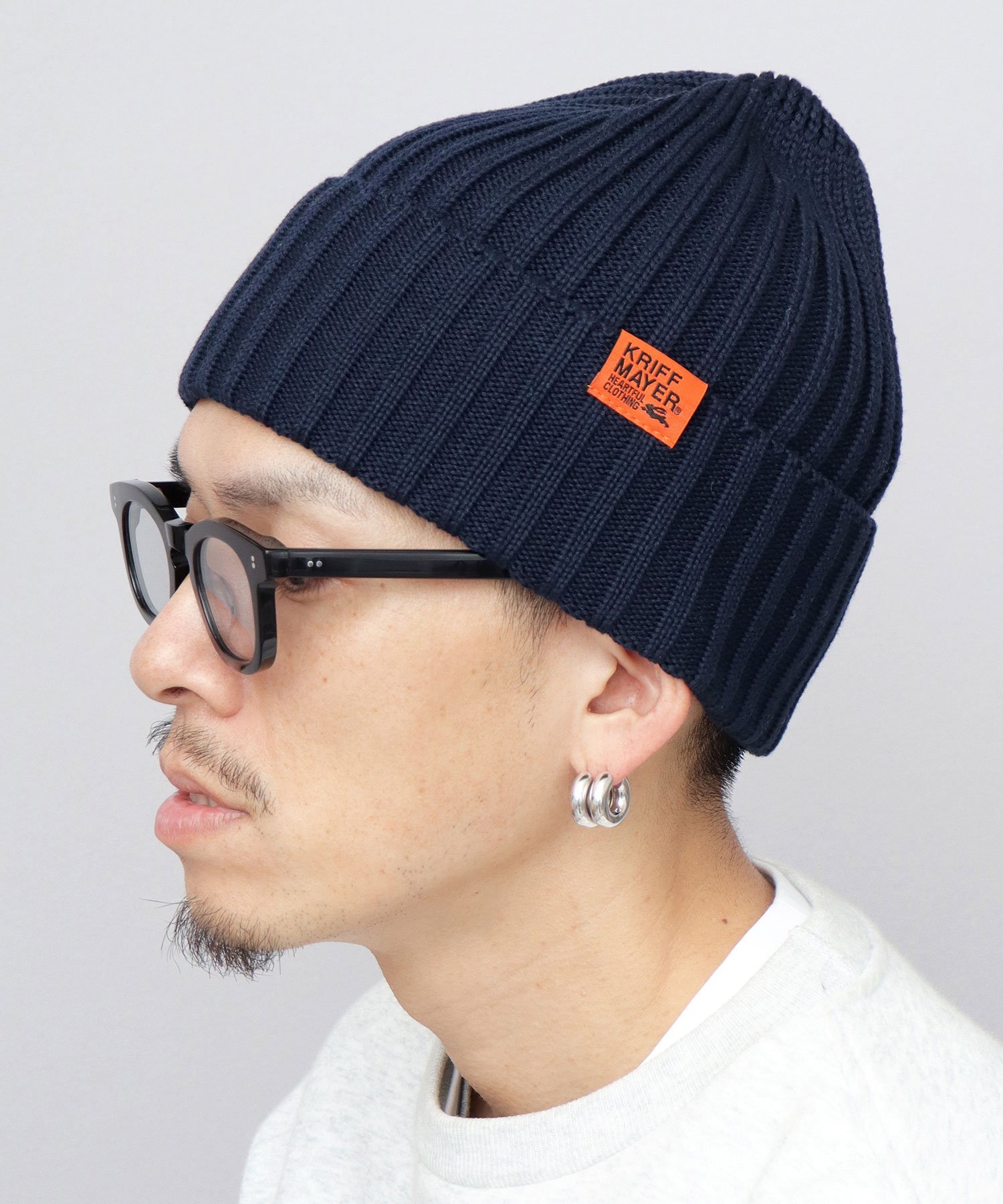A.M.S.（エー.エム.エス.）クリフメイヤー ニット帽 ニットキャップ メンズ レディース リブニット 帽子◆通年使える素材感◎綿混リブカラーワッチ◆アメリカンカジュアルをテーマに誕生したアウトドアブランド”KRIFFMAYER（クリフ...