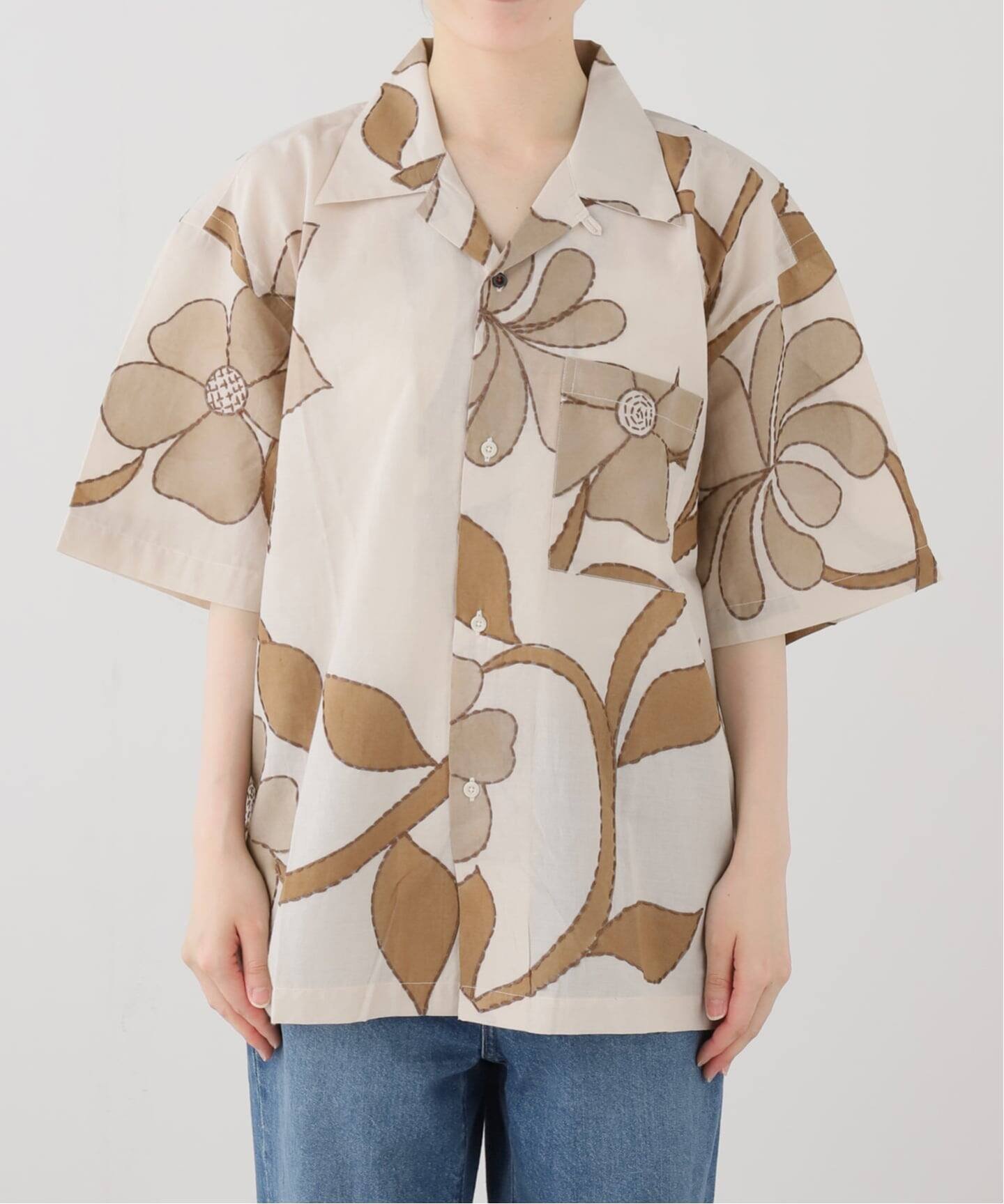 FRAMeWORK（フレームワーク）KARDO ROHITフラワーハンドペイントshirtメーカー品番：ROHITHPK01N弊社販売サイズ：メーカーサイズフリー(009)：XS【KARDO/カルド】大量生産のファストファッションに対するア...