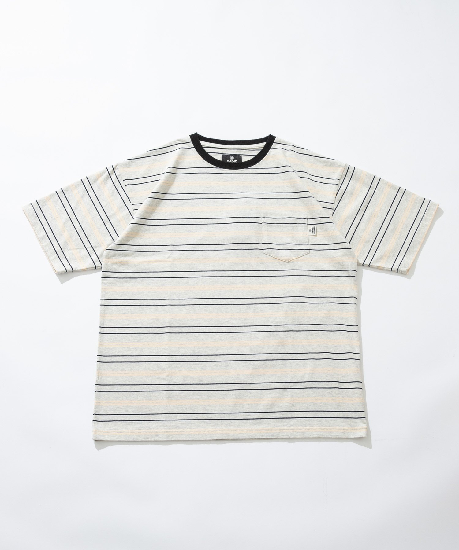 Sonny Label（サニーレーベル）MAGIC NUMBER MULTI BORDER T-SHIRTS 店舗にてお問い合わせの際は、下記の品番をお申し付け下さい。 品番：CL26210-1010092 マルチボーダーの表情が映えるボー...