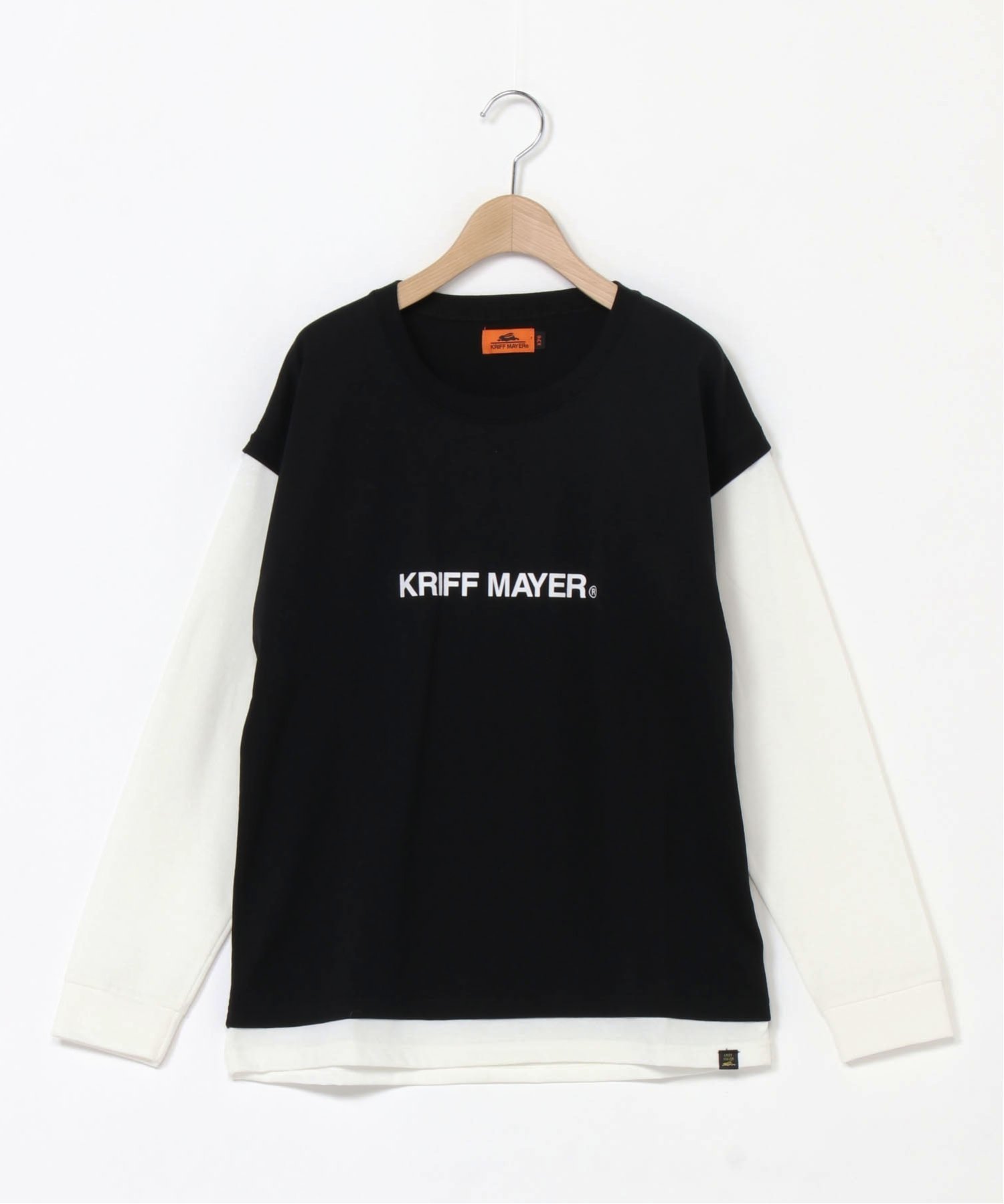 KRIFF MAYER（クリフメイヤー）(K)ゆるJOIN-TEE《KRIFF MAYER 2026春アイテム 「ゆるJOIN-TEE」》これ一枚で重ね着風の着こなしが楽しめるフェイクレイヤードTシャツ。ちょっぴりゆったりシルエットでトレン...