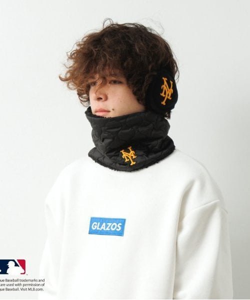 NARUMIYA ONLINE（ナルミヤオンライン）【大人向けサイズあり】【MLB】チームロゴキルティングネックウォーマー毎シーズン人気のMLB別注シリーズチームロゴを刺繍で表現したキルティングネックウォーマーです。防寒アイテムとしてはもち...