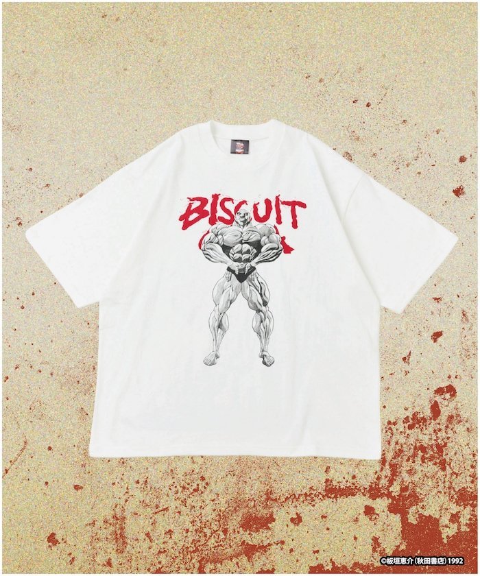 FREAK’S STORE（フリークスストア）刃牙 「ミスター・アンチェイン/ビスケット・オリ」 プリント クルーネック Tシャツ2026 Spring ＆ Summer Item刃牙 × FREAK'S STORESPECIAL COLL...