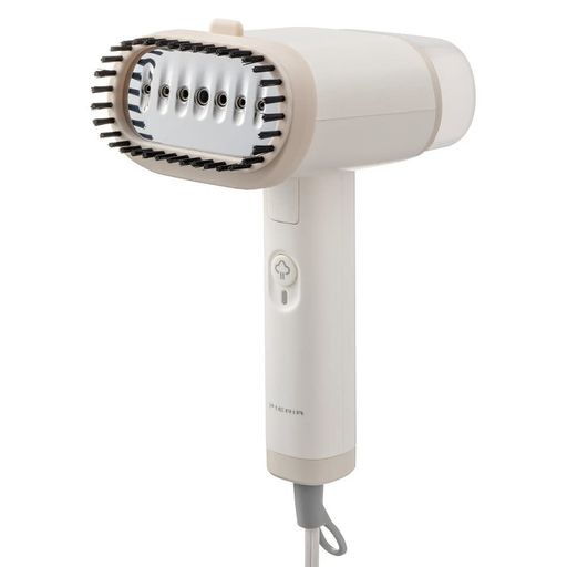 ハンガーにかけたまま消臭・除菌できる衣類スチーマー。 立ち上がり時間約30秒。忙しい朝でもサッと簡単に気になるシワを伸ばせます。 アイロンがけしづらい服、毎日使う枕、お気に入りの帽子、清潔に使いたいマスク、使い道はいろいろ。 約750gの軽...