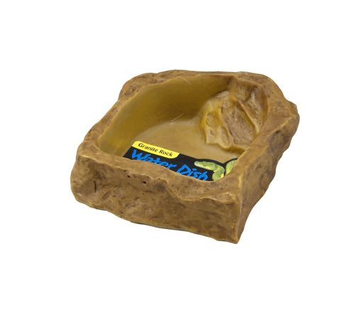 小動物用食器 本体サイズ(幅X奥行X高さ):9x7.9x3cm 本体重量:160g 原産国:中華人民共和国 自然の岩をイメージしたデザインの水飲み皿で、レイアウトしたテラリウムにも適合 内側には安全ステップ付きで、小さな生体やエサ昆虫が溺れ...