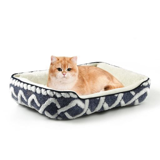 晴れマーク【サイズ】外径:約50x40x13cm。内径:約35x25cm。耐重は5kg内の子猫、子犬、小動物など。*商品の寸法は個体により1-3cmの誤差が生じる場合がございます。予め、ご了承下さい。 晴れマーク【細かいところまでこだわって...