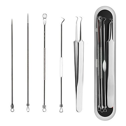 プロ仕様の角栓ケア&amp;ニキビ対策本商品は、顔や鼻の黒ニキビ・白ニキビ・角栓の適切なケアをサポートします。指で無理に押し出すと、肌への負担や色素沈着の原因になりがちです。専用の先端で、肌を傷めずに毛穴の黒ずみや白い芯を優しく取り除くお手...