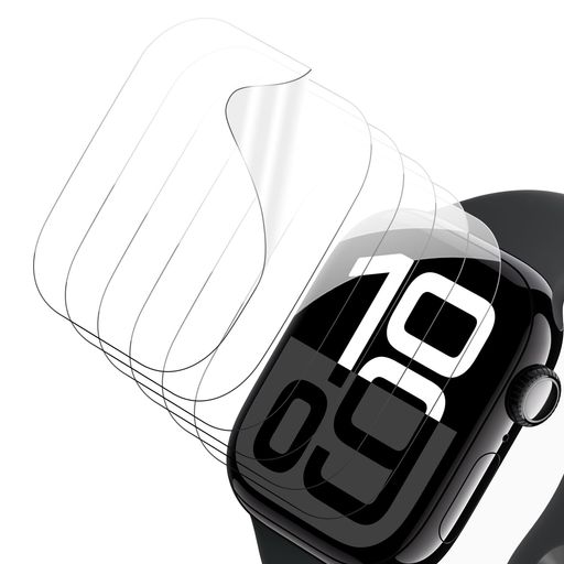 【対応型番】Apple Watch Series 10 46mm に完全密着する光学精密カット軟膜です採用。ナノ精密加工された自己吸着式シリコン層が微細気泡を自動排除し、初心者でもプロ級の完璧貼り付けを実現。極薄設計がタッチ感度を保持しなが...
