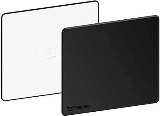 【高度な技術】Seihooプラスチックマウスパッドは、3層の技術で構成されています。表面の酸化層は黒い樹脂を使用した滑らかな面で、マウスの感度をより高め、より正確にコントロールできます。2層目は高品質のプラスチック製で、耐摩耗性と耐久性に優...