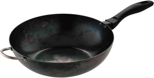 一般的な調理(野菜のソテー、肉や魚のフライなど) サイズ:約幅28.0x奥行51.0x高さ10.0cm 本体重量:約1230g 素材・材質:本体/鉄製、取っ手/アルミ・フェノール樹脂 原産国:日本 表面加工:高温熱処理加工