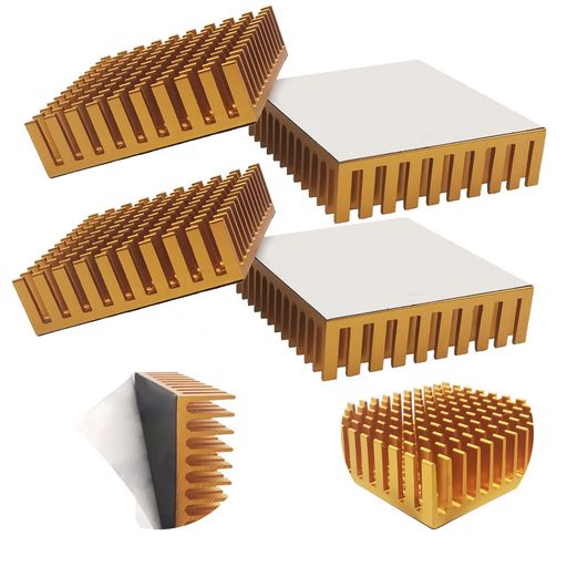 ●素材:ヒートシンクは高級アルミニウム製で、熱伝導性に優れ、防錆性があり、頑丈で耐久性があり、軽量です。純アルミなのでアルミ合金よりも放熱効果が高く、熱暴走防止対策に最適です。 ●普通のテープ:このタイプのヒートシンクには普通のテープが付属...