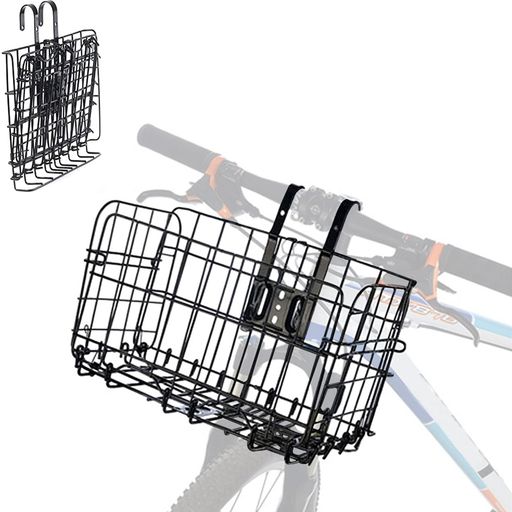 「高品質」:この自転車バスケットは丈夫なスチールを採用し、独特の防錆塗装がついている、破損や変形の心配がありません。フックをプラスチックチューブで包んでいるため、自転車のハンドルやカゴのフックの摩耗を防ぎ、長く使用することができます。 「大...