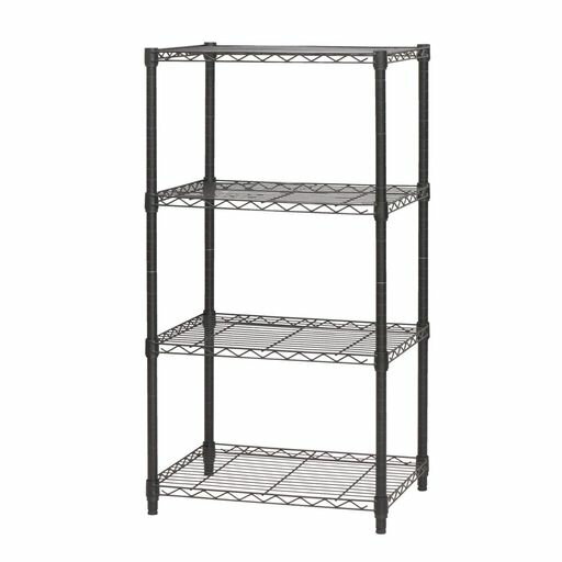 商品サイズ(約):幅60x奥行45x高さ115/119.4(キャスター装着時)cm、棚板ピッチ:2.45cm 材質:本体/スチール(粉体塗装)、キャップ/PP、スリーブ/ABS樹脂、アジャスター/PP、キャスター/ナイロン 耐荷重(約):棚...