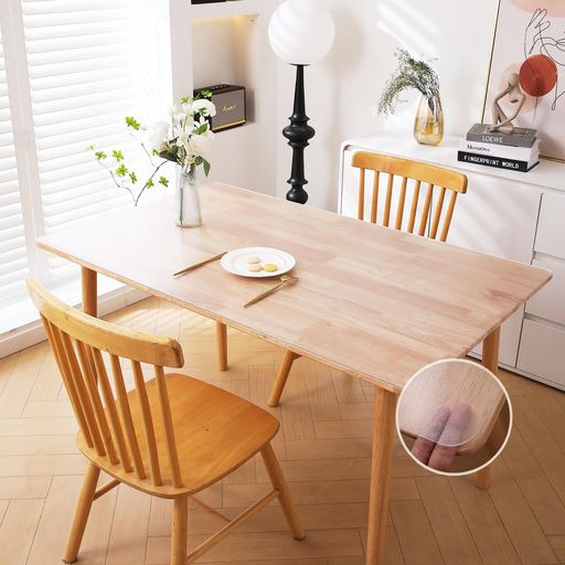 【気泡なし仕様テーブルクロス】裏面に細かい凹凸を付けるので、どんな天板でも気泡を残らないように利用いただけます。より安全性高い素材を採用、本製品はSGSの検証で無毒のエコ素材です、抗菌・防臭の合格基準より2.8倍以上高く完成しました! 【テ...