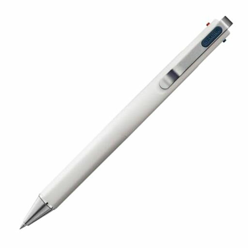 【仕様】黒にこだわる3色ボールペン「ボールサインiD3C」/0.4mm/ホワイトボディ 【インク色】Bパターン(ナイトブラックピュアブラックレッド)。さりげなく個性を表現できる3色。 【特徴1】金属製のクリップ・ペン先、ミニマルなスライダー...