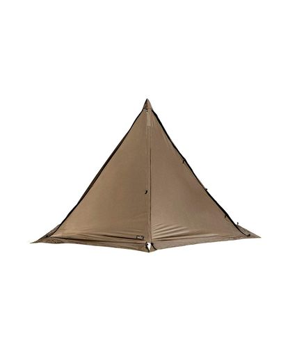 総重量(付属品除く):4.1kg、付属品重量:約2.7kg (内容)フライ: 約3.1kg、ポール:約1.0kg/収納サイズ:74x22x22cm 素材 フライ:ポリエステルリップストップ75d(耐水圧 1800mm)、ポール::6061ア...