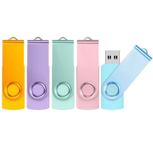 【おしゃれで便利な5本セット】64GB USBメモリ5本とストラップ5本のセット。温かみのあるモランディカラーで個人用やオフィスのちょっとした用途、ギフトにも最適です。出荷前に二重検品済みで、カラーコードで簡単に識別できます。 【信頼性と安...