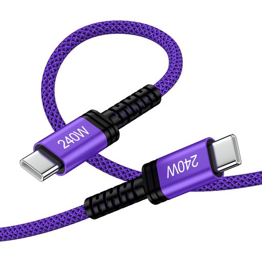 【PD3.1 240W 急速ケーブル:たった1本で、全てのガジェットを最速充電】最新USB PD3.1規格対応のタイプcケーブルで、最大240Wの圧倒的な高出力を実現。スマートフォンやワイヤレスイヤホンといった小物はもちろん、高性能ノートP...