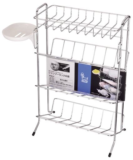 サイズ(約):幅240x奥行145x高さ375mm(石けん皿含まず) 本体重量(約):730g 材質:本体/鉄(クロムめっき+クリアエポキシ樹脂塗装)、石けん皿/ポリプロピレン(耐熱温度100度)、保護キャップ/塩化ビニル樹脂 耐荷重(約)...